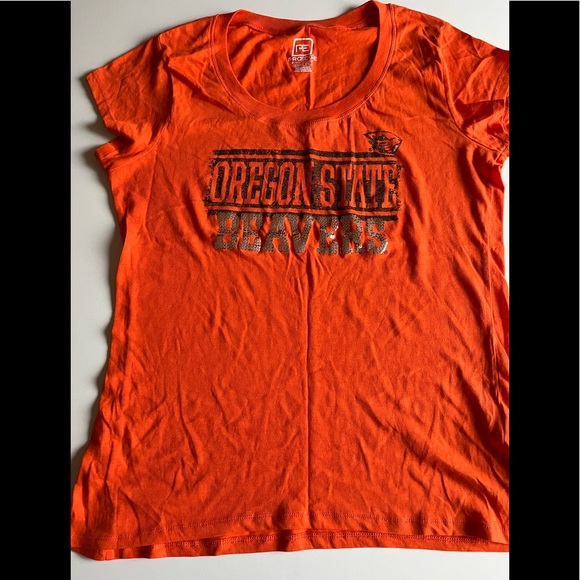 Tops | Brand New Cute Oregon State Beaver Logo Short Sleeve Tee Shirt ...